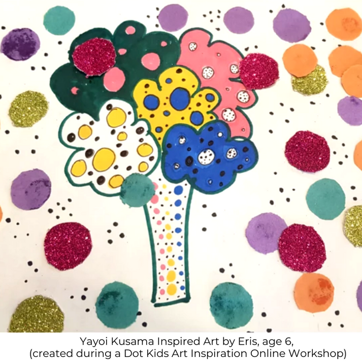 ON DEMAND: Yayoi Kusama Online Art Workshop For Children – Dot Kids Ltd